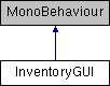 Quantum Engineering: InventoryGUI Class Reference